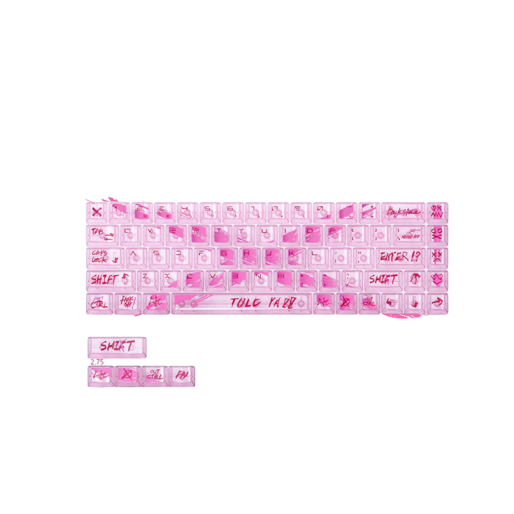 KeyTok XXX (Pink - 68% Keyboard) – Jlite Customs Enterprise